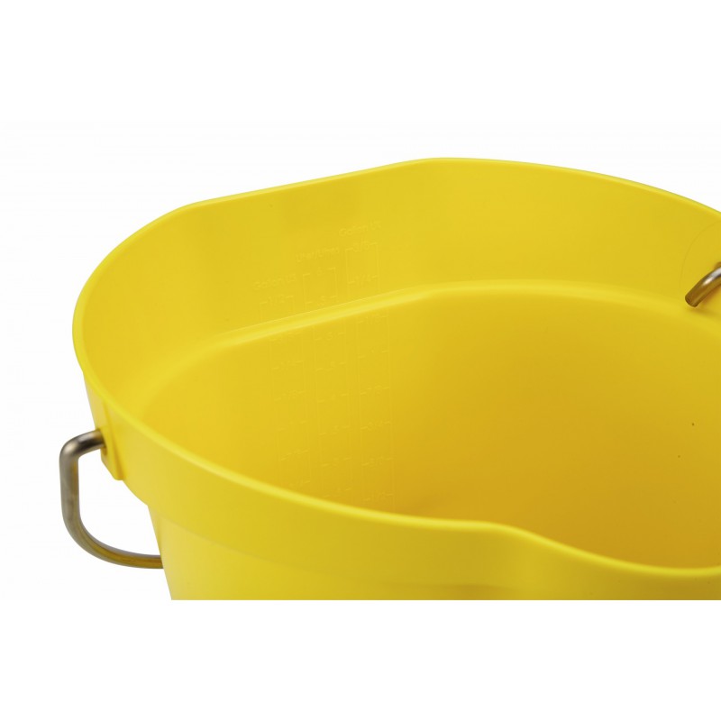 Seau gradué, bec verseur Vikan, 6 L, Jaune 56886