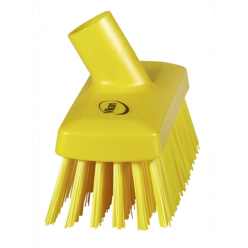 Brosse Sol/Mur compacte Vikan, 225 mm, Dur, Jaune 70426