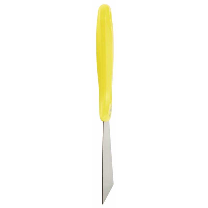 Grattoir à main lame inox Vikan, 100 mm, Jaune 40096