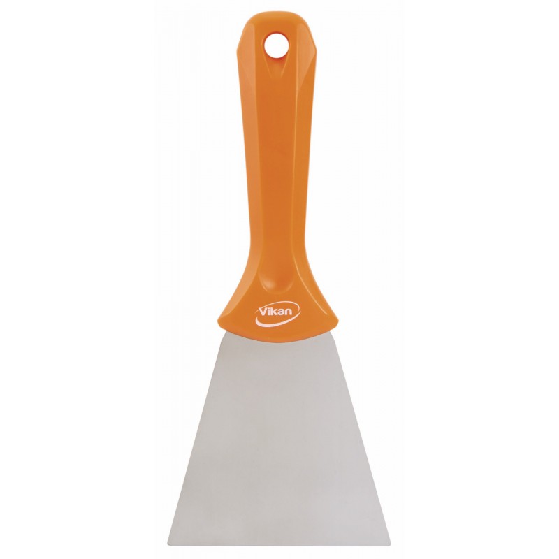 Grattoir à main lame inox Vikan, 100 mm, Orange 40097